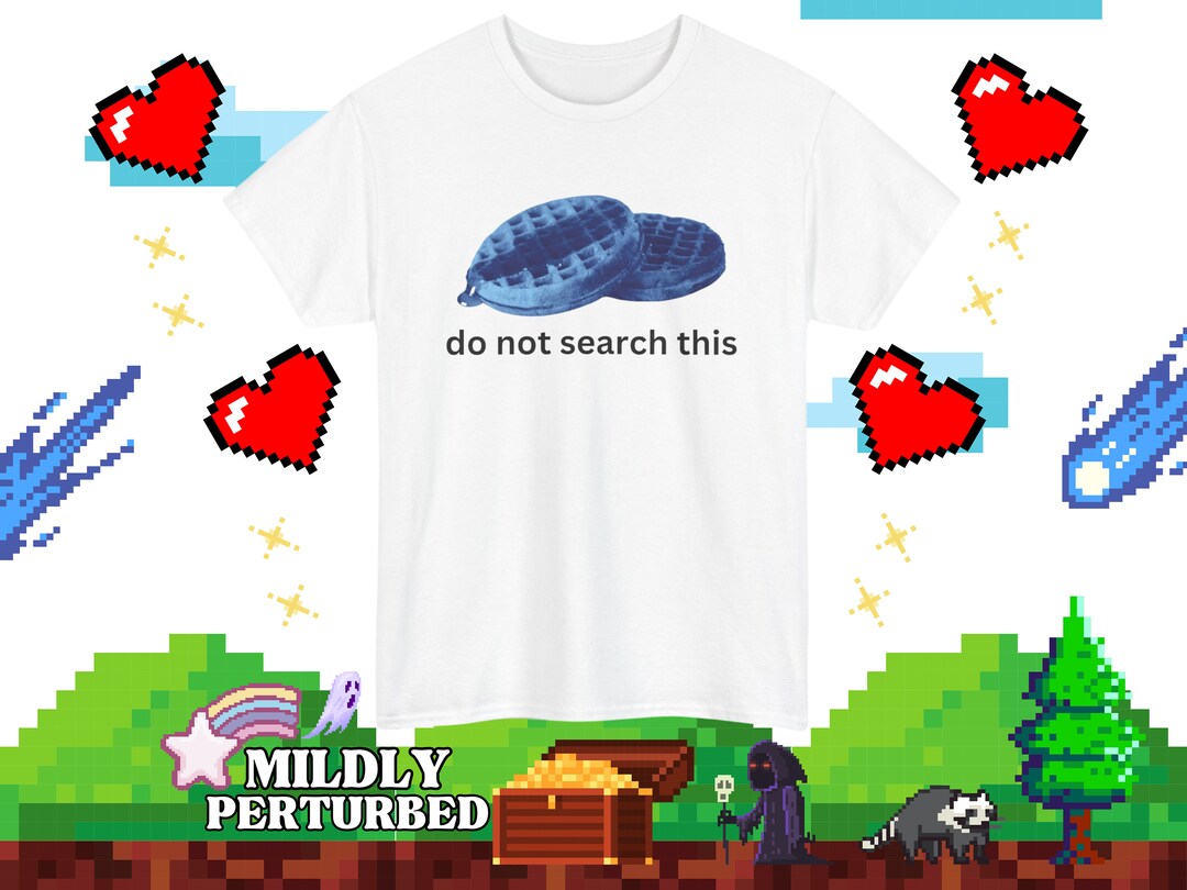Blue Waffle Funny Meme T-shirt, Ironic Gen Z Meme, Oddly Specific ...