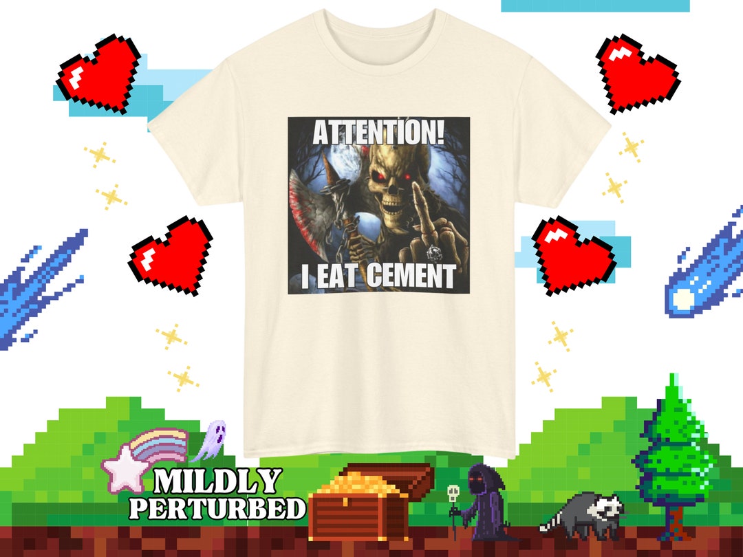I Eat Cement Funny Hard Skeleton Meme T-shirt, Badass Skeleton Shirt ...