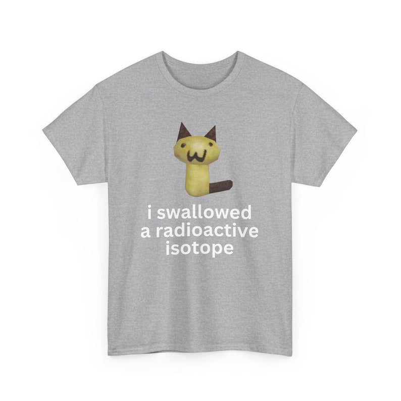 Radioactive Isotope Low Poly Cat Funny Meme T-shirt, Ironic Gen Z Meme ...