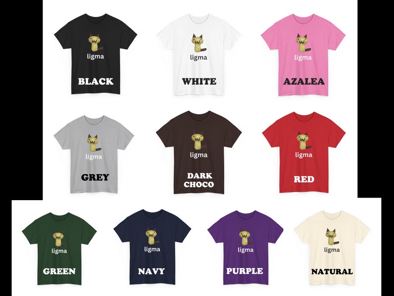 Ligma Low Poly Cat Funny Meme T-shirt, Ironic Gen Z Meme, Oddly ...