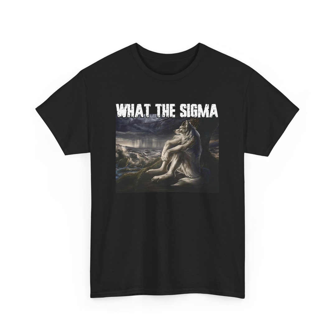 What the Sigma Alpha Funny Werewolf Meme T-shirt, I Heart Werewolfs ...