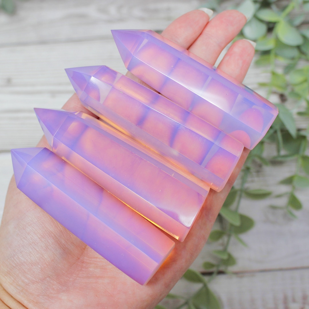 Pink Opalite Towers | Pink Opalite Points | Pink Opalescence Crystal ...
