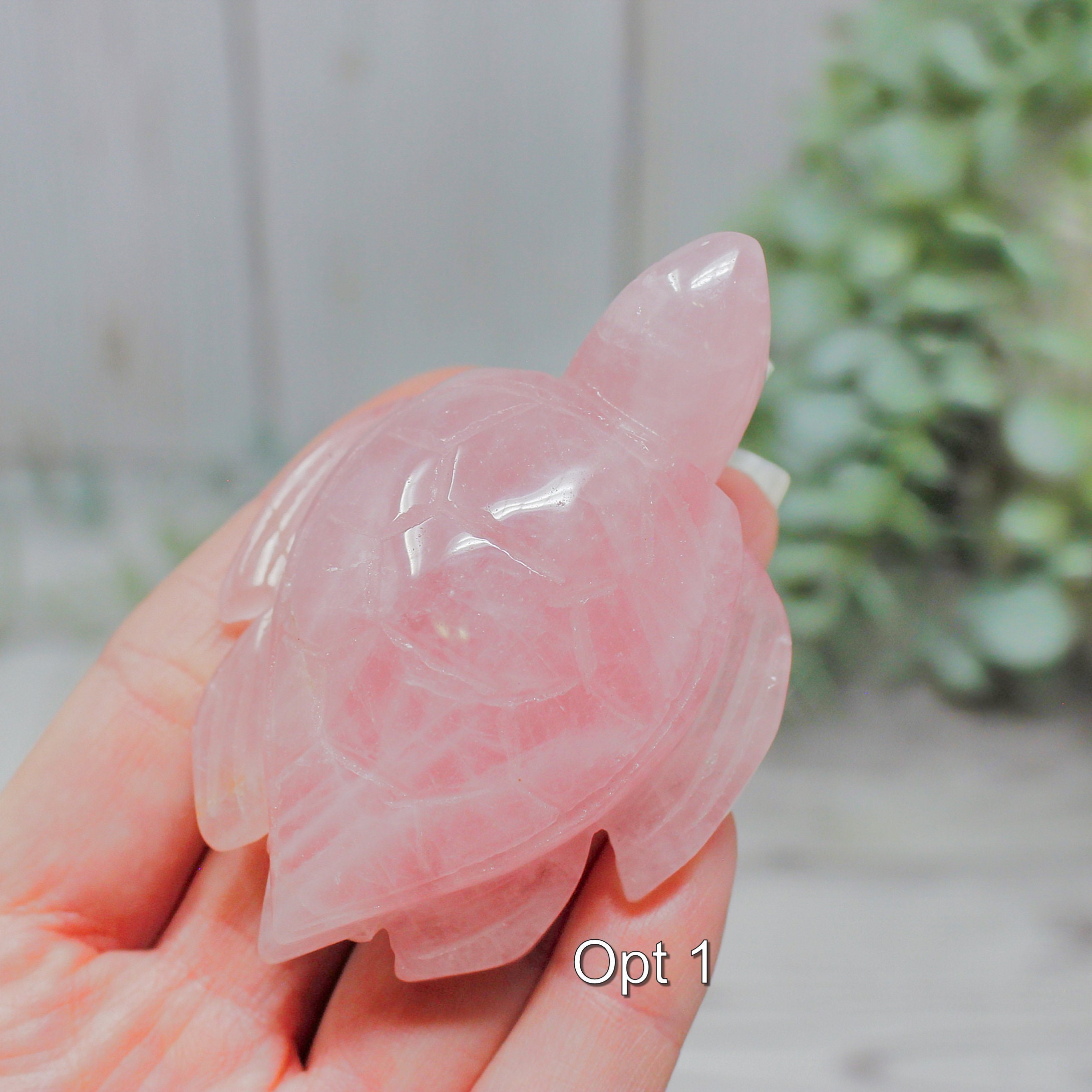 Rose Quartz Turtle Carving | Rose Quartz Turtle | Carved Turtle ...