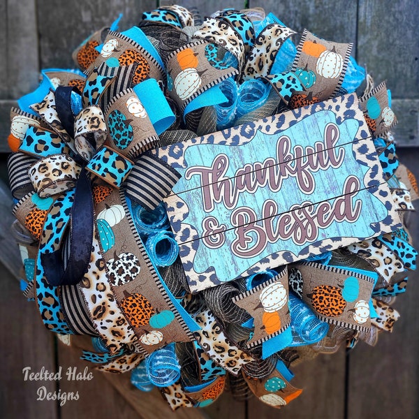 Turquoise Wreath - Etsy