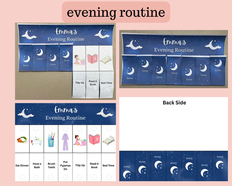 Autism Printable Kid's Routine Cards Visual Schedule, ASD, ADHD ...