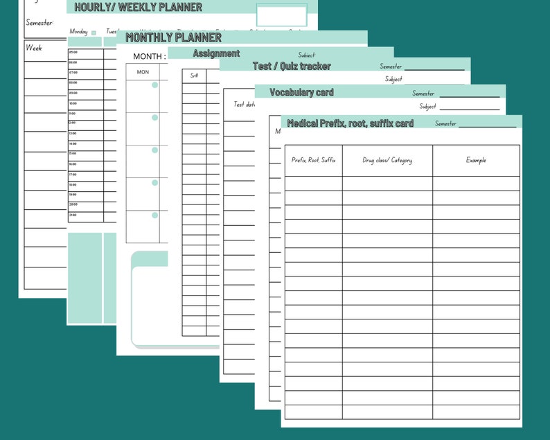 Nursing Student Note Taking Template Nursing School Notes - Etsy UK