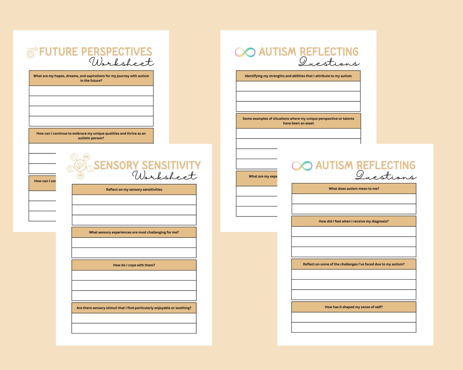 Autism Card Autism Acceptance Autism Planner Autism Binder - Etsy