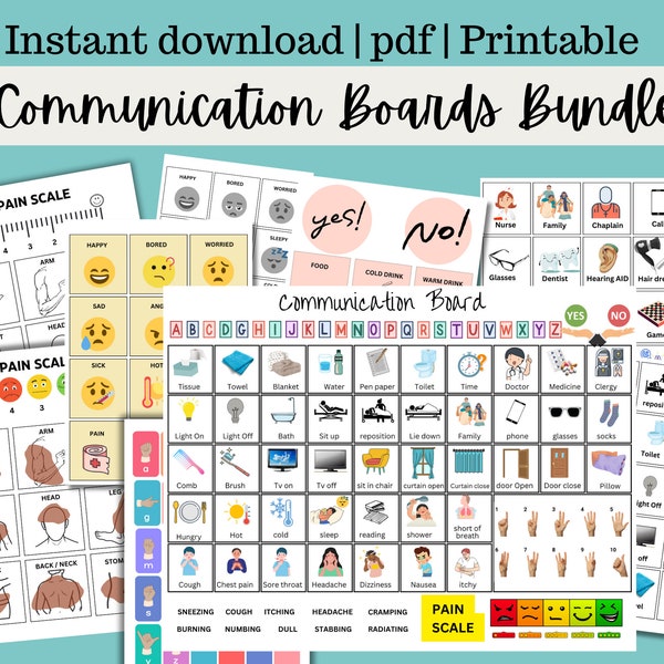 Communication Board - Etsy