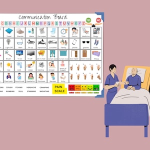 Communication Board for Hospital, Resident Care, or Home Setting to ...
