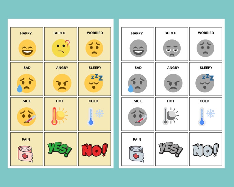 Communication Board for Hospital, Resident Care, or Home Setting to ...