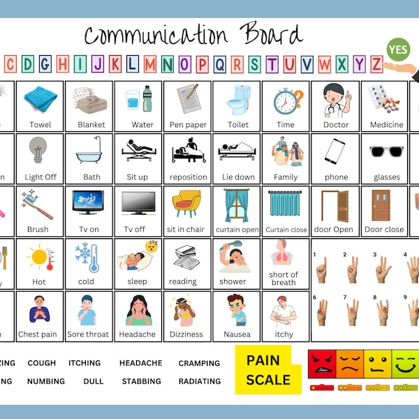 Communication Board - Etsy