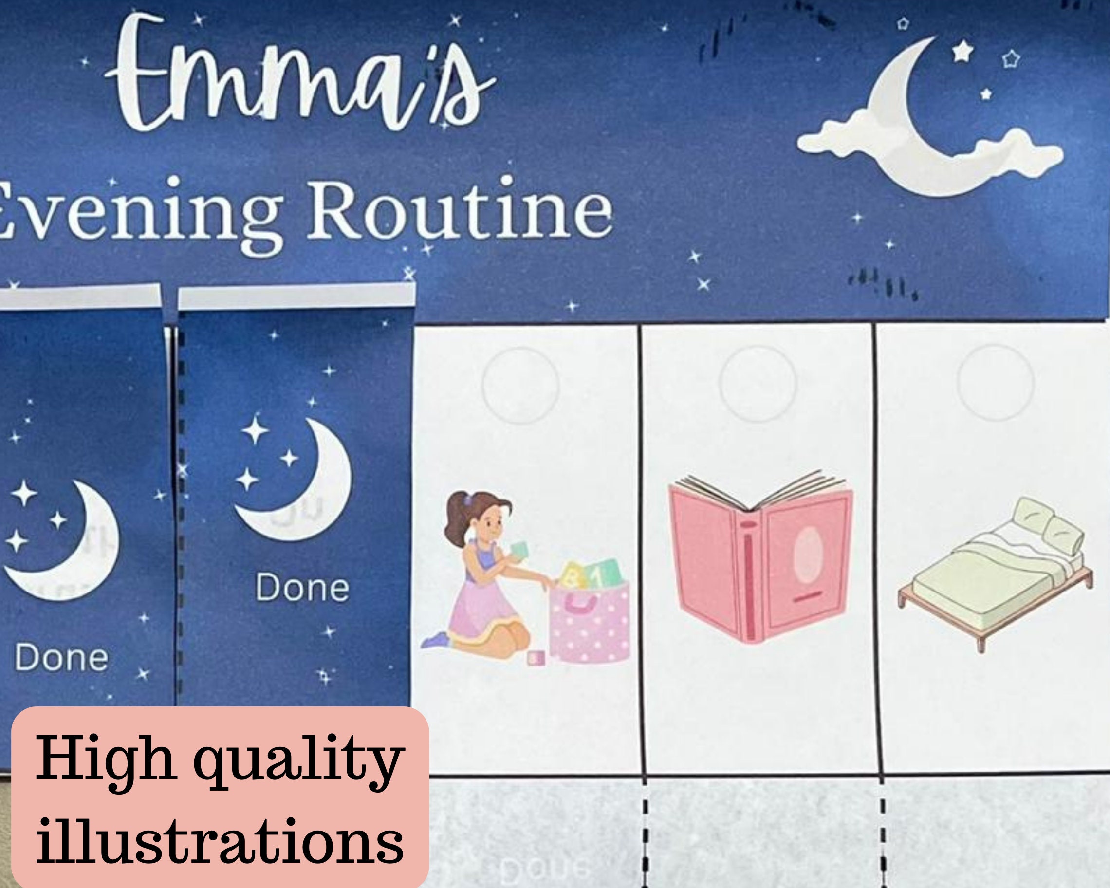 Autism Printable Kid's Routine Cards Visual Schedule, ASD, ADHD ...