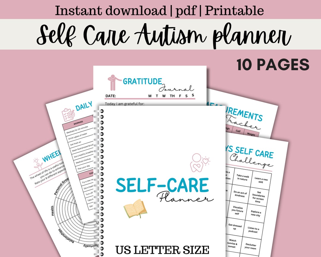 Autism Care Binder, Autism Planner Printable, Special Needs Child ...
