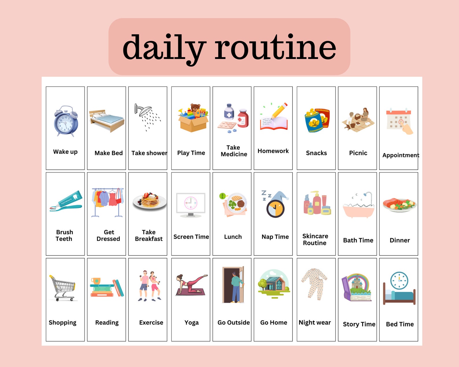 Communication Board for Hospital, Resident Care, or Home Setting to ...