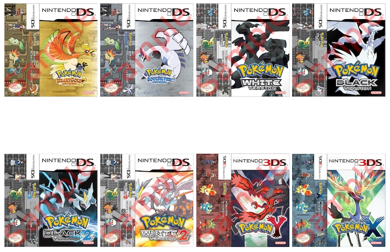 Pokemon Covers for Cassette Cases - Etsy