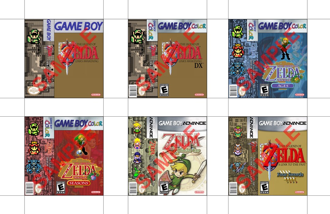 The Legend of Zelda Covers for Cassette Cases - Etsy