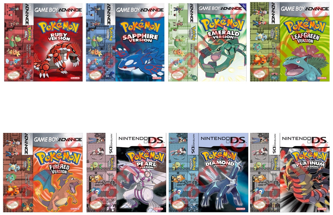 Pokemon Covers for Cassette Cases - Etsy