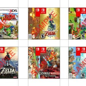 The Legend of Zelda Covers for Cassette Cases - Etsy