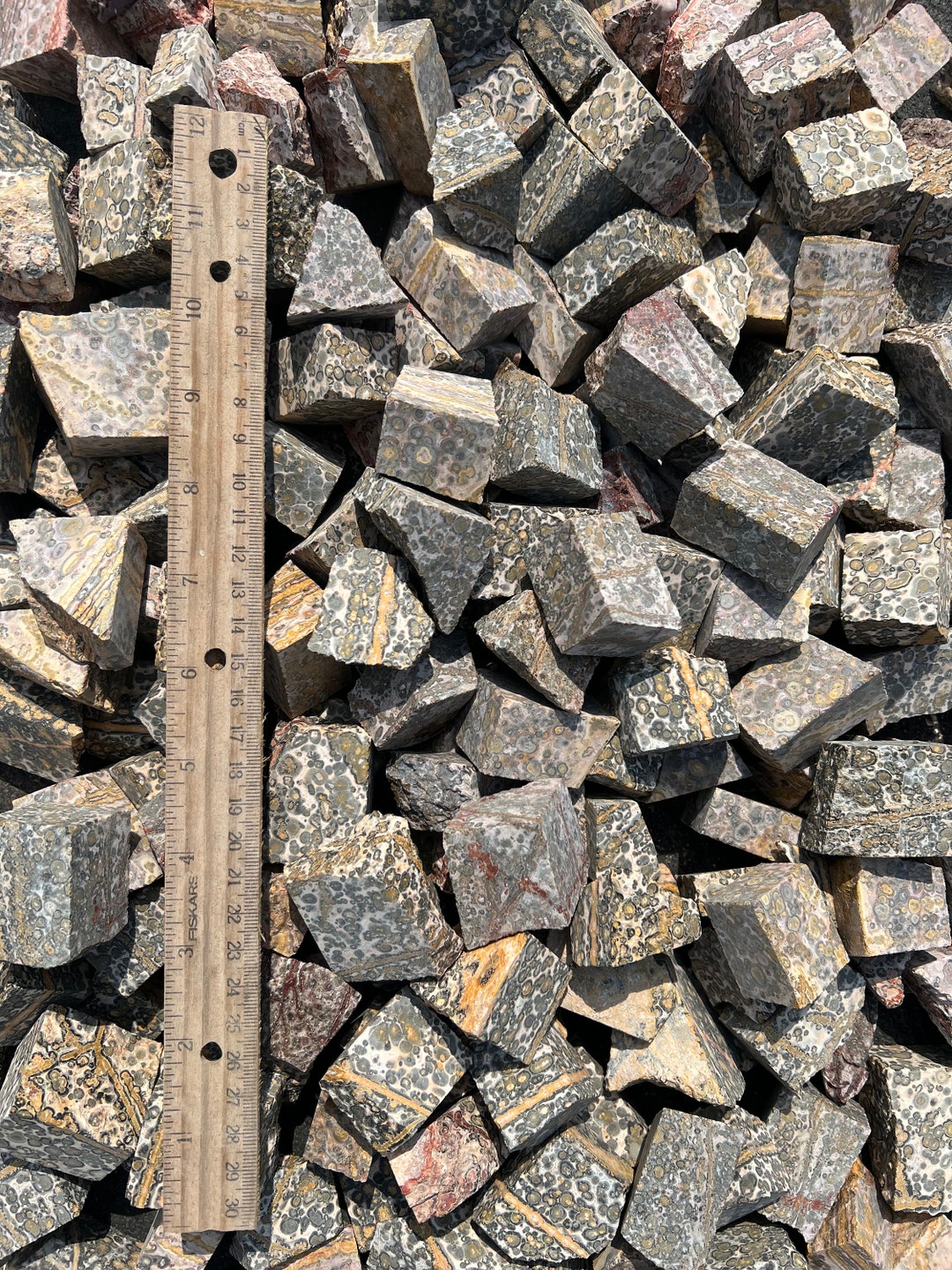 Leopardskin Jasper 1 Lbs. Tumbling Rough - Etsy