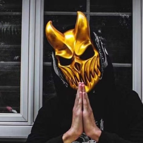 Skull Half Mask Moveable Jaw - Etsy