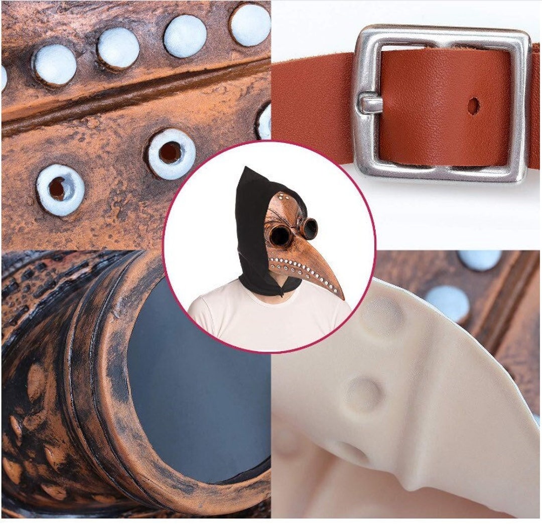 Plague Doctor Resin Mask Bronze Cyberpunk Mask for Cosplay /masquerade ...