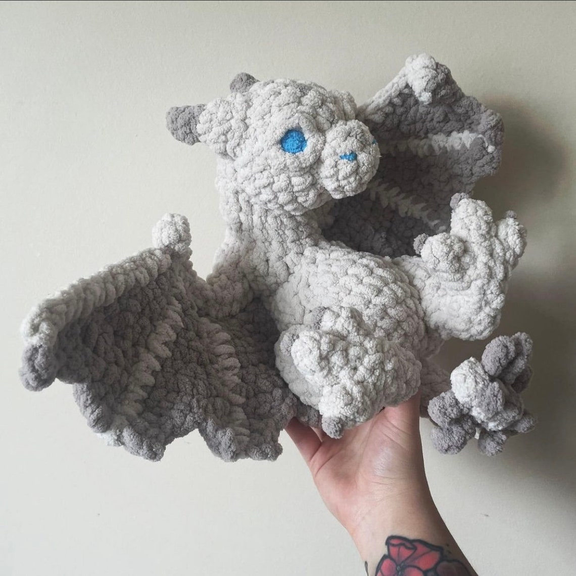 Crochet Wyvern Pattern Dragon Hatchling Amigurumi Tutorial - Etsy