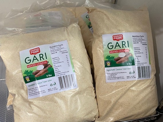 Gari White Yuca Eba From Ghana 5lbs - Etsy