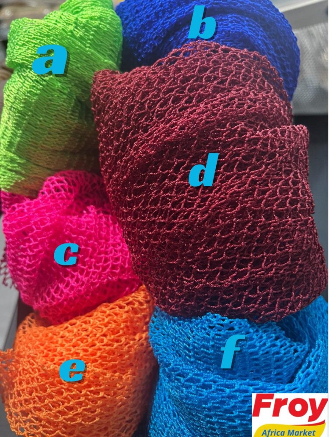 African Exfoliating Net Body Sponge - Etsy