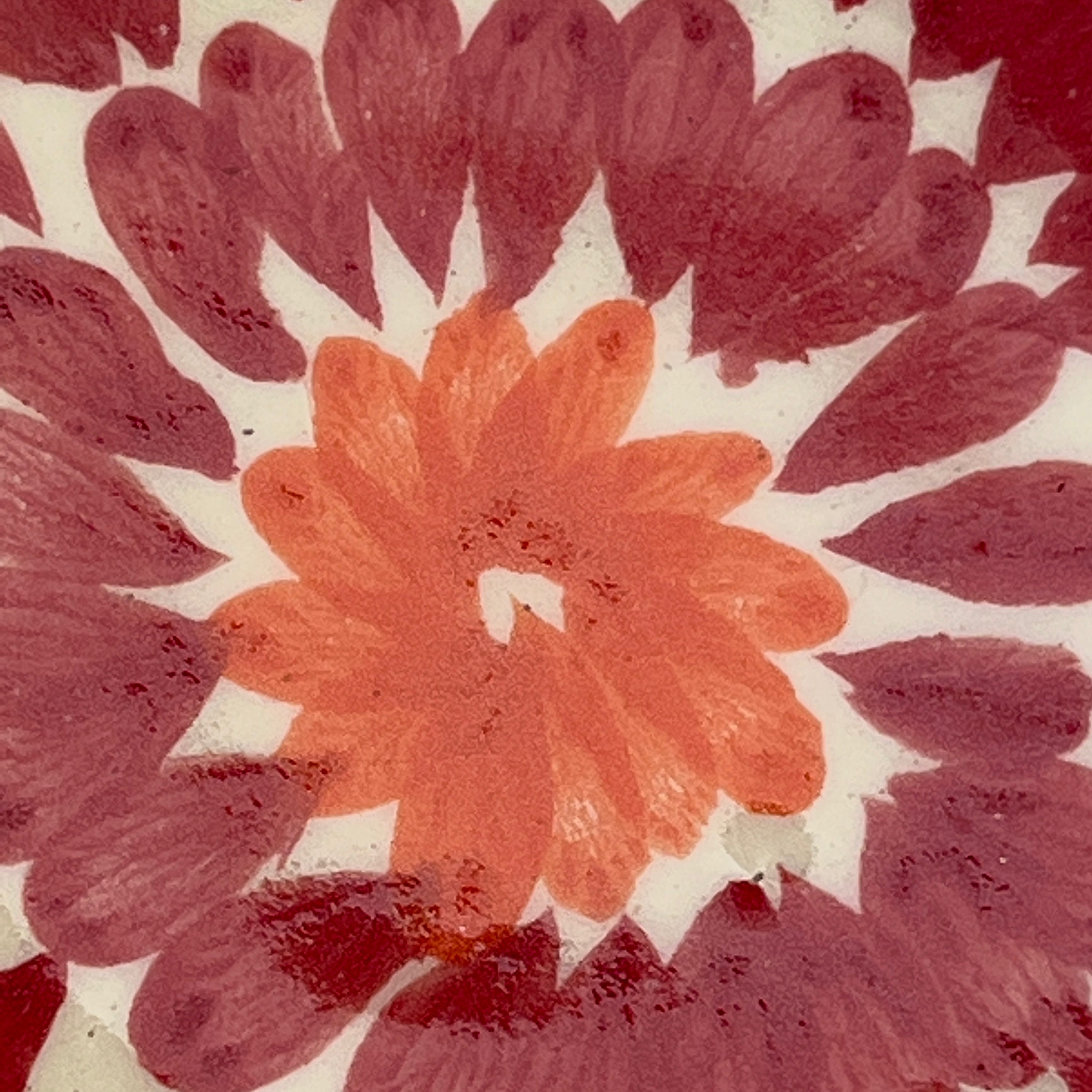 Handmade Shallow Ceramic Bowl With Raindrops of Happy Colors - Etsy