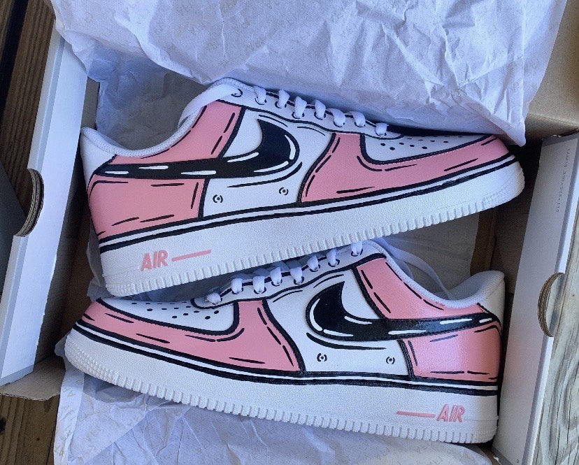 Cartoon Themed AF1 (any Color) - Etsy