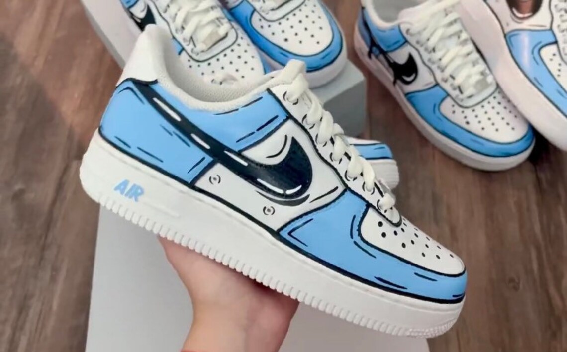 Cartoon Themed AF1 (any Color) - Etsy