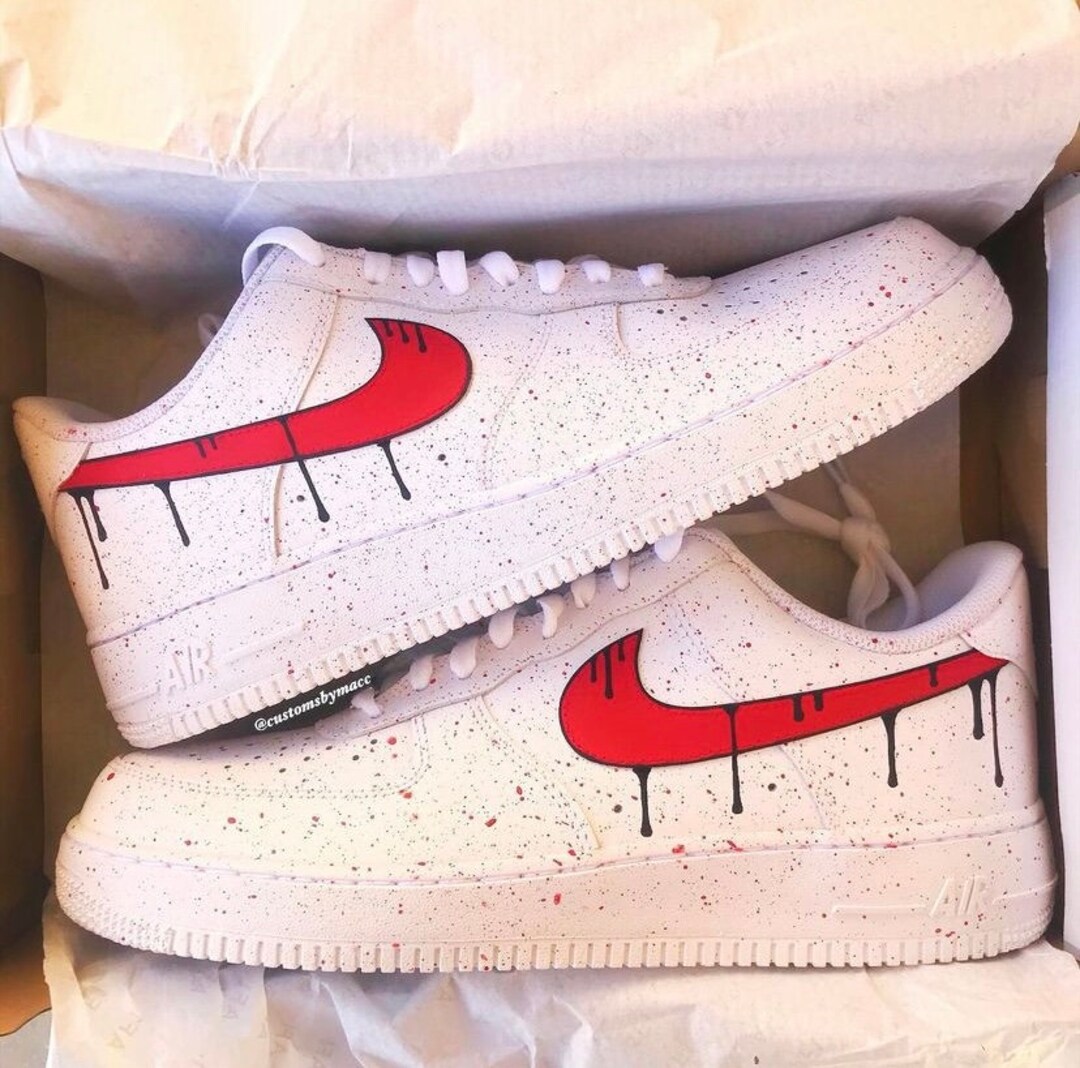 Bloody Crime Scene AF1 - Etsy