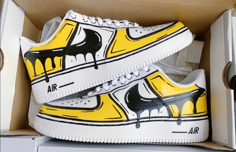 Cartoon Themed Drip AF1 (any Color) - Etsy