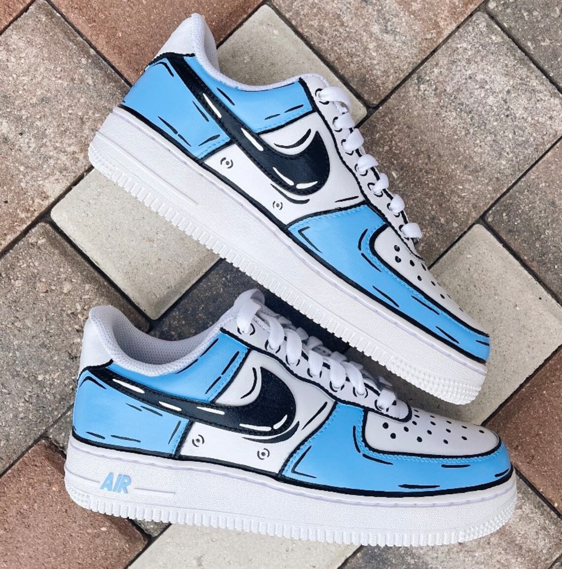 Cartoon Themed AF1 (any Color) - Etsy