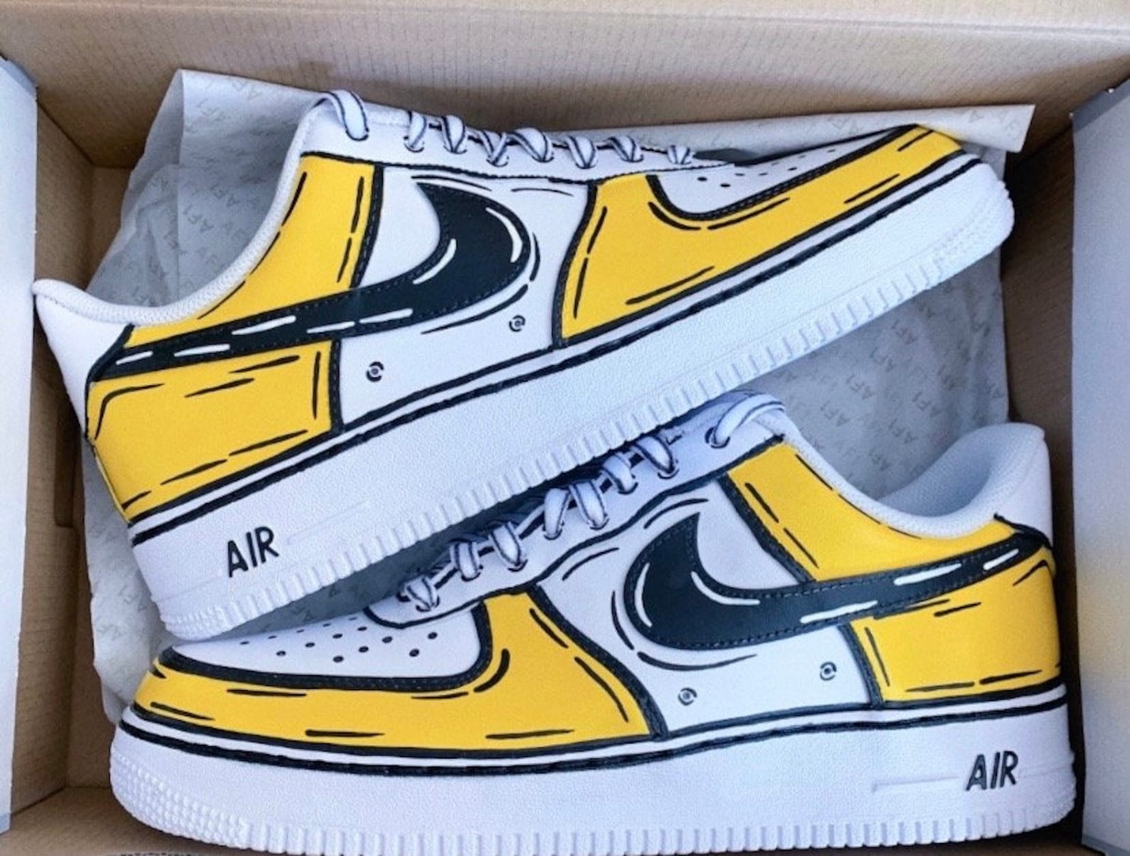 Cartoon Themed AF1 (any Color) - Etsy