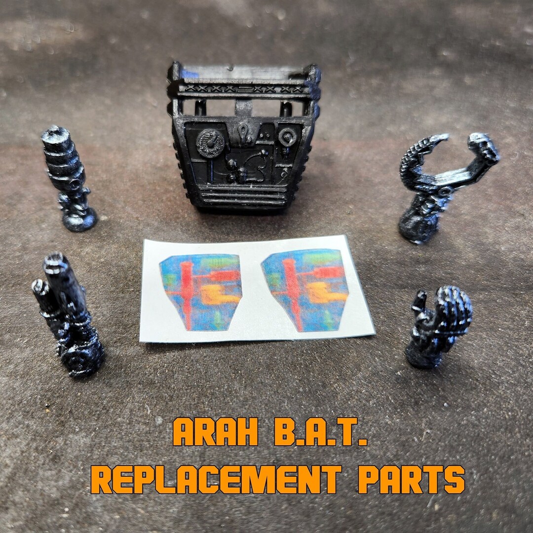 GI Joe B.A.T. Reproduction Resin Cast Parts - Includes Backpack, Claw ...