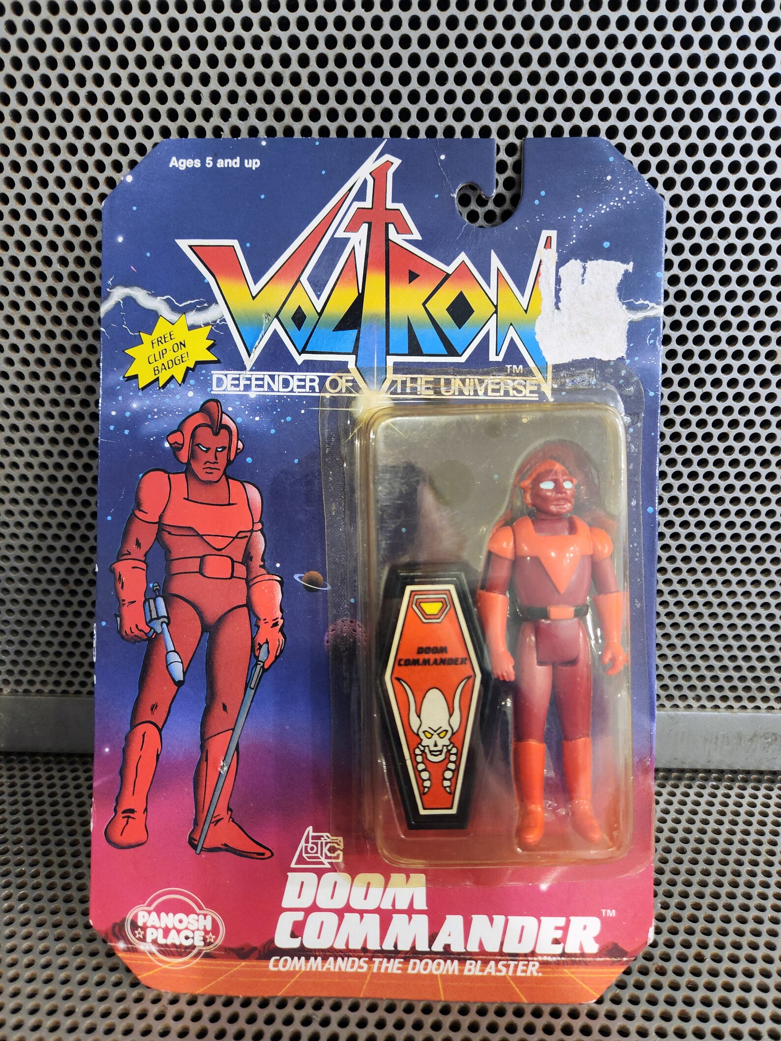 Doom Commander Voltron 1984 Panosh Place Vintage Action Figure Carded ...