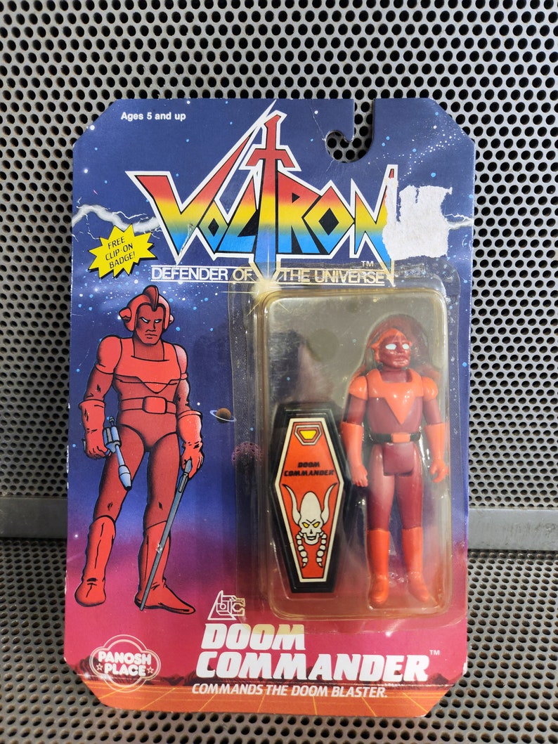 Doom Commander Voltron 1984 Panosh Place Vintage Action Figure Carded ...