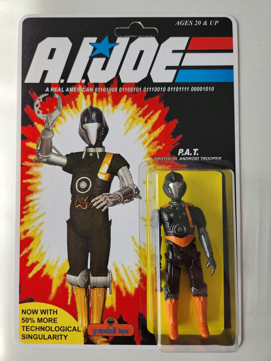 GI Joe Custom - AI Joe P.A.T. (protocol Android Trooper) Action Figure ...