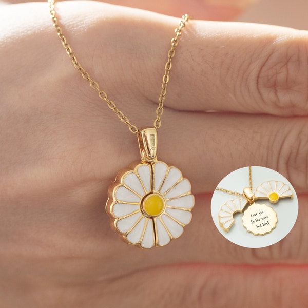 Daisy Necklace - Etsy