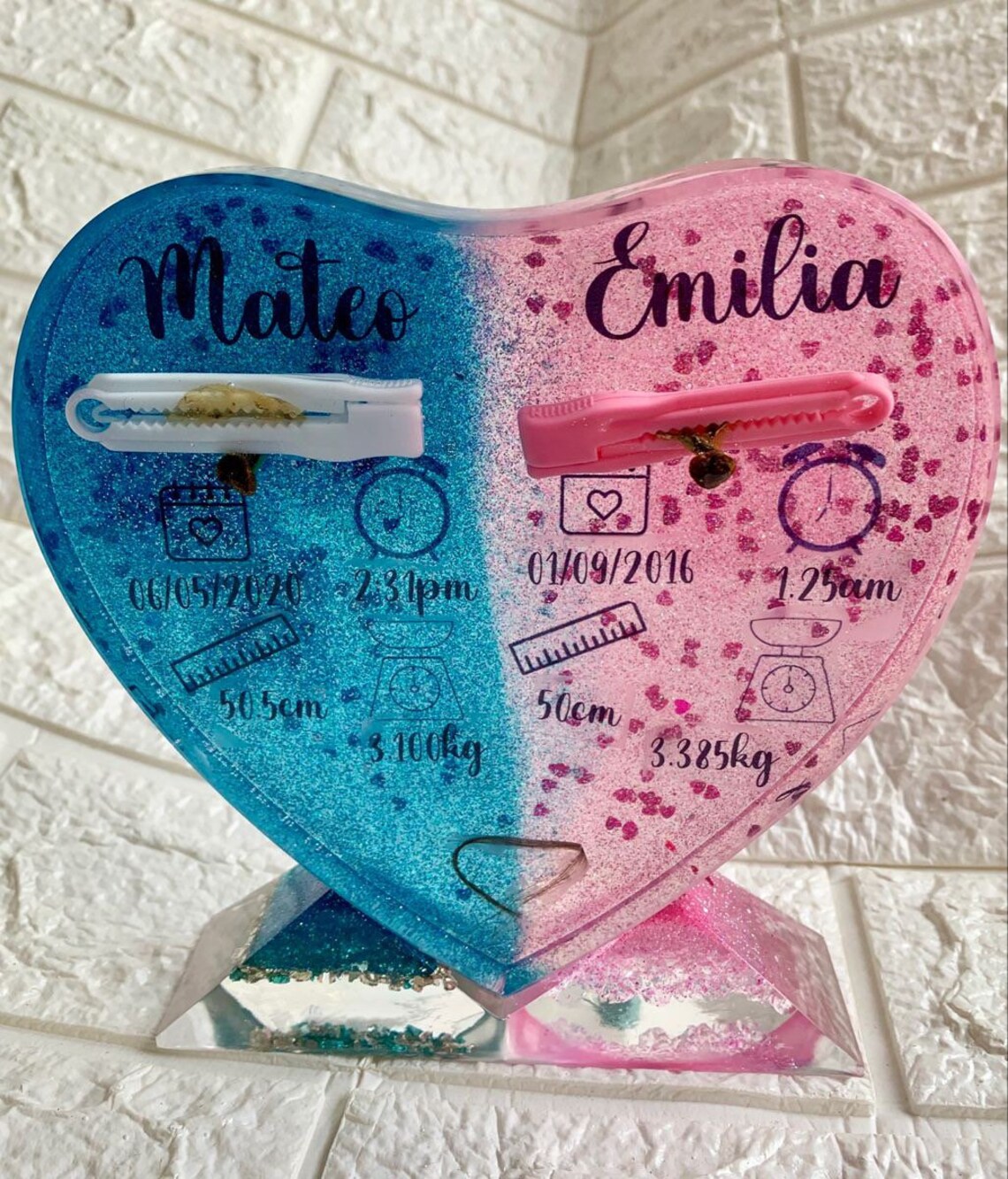 Baby Resin Block Keep Sake - Etsy