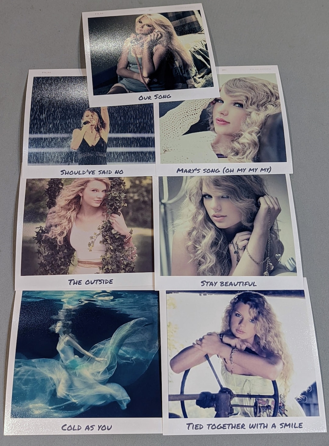 Taylor Swift Album Polaroid Files Debut Era Taylor Swift Digital ...