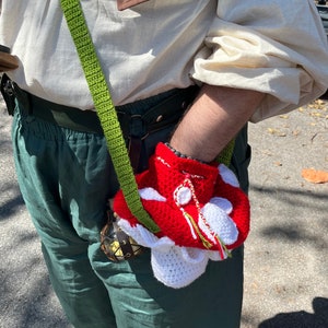 Toadstool Tote, PDF Crochet Pattern Instant Digital Download, Cottagecore Fashion DIY Mushroom ...