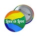 Pride Pin Buttons - Love is Love - Etsy