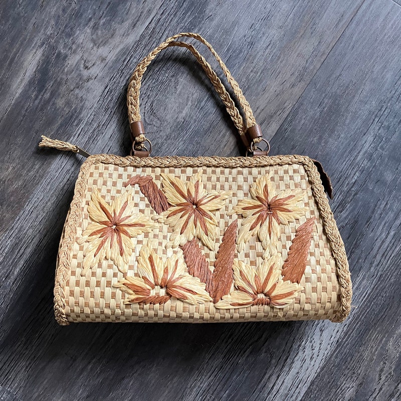 Rattan Purse - Etsy