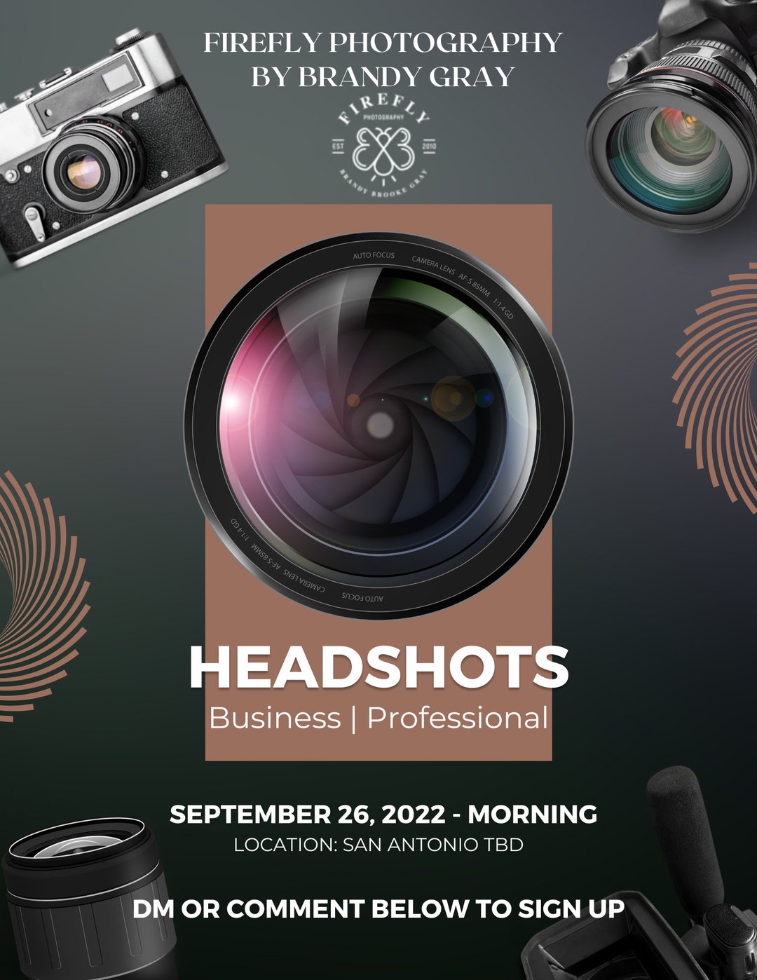 Professional Headshots Flyer - Etsy