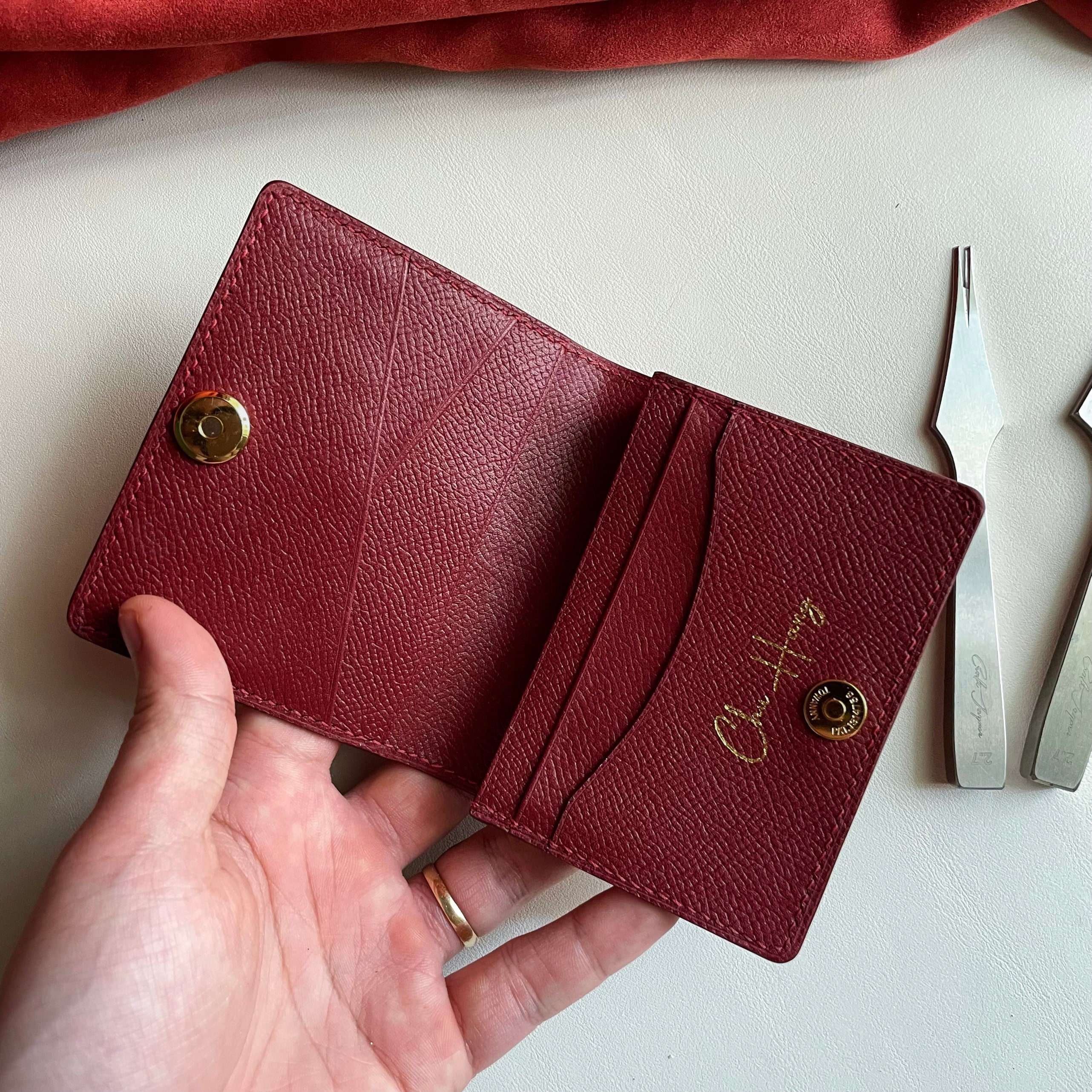 Leather Alligator Women Bifold Wallet/ Birthday Gifts for Men/women - Etsy