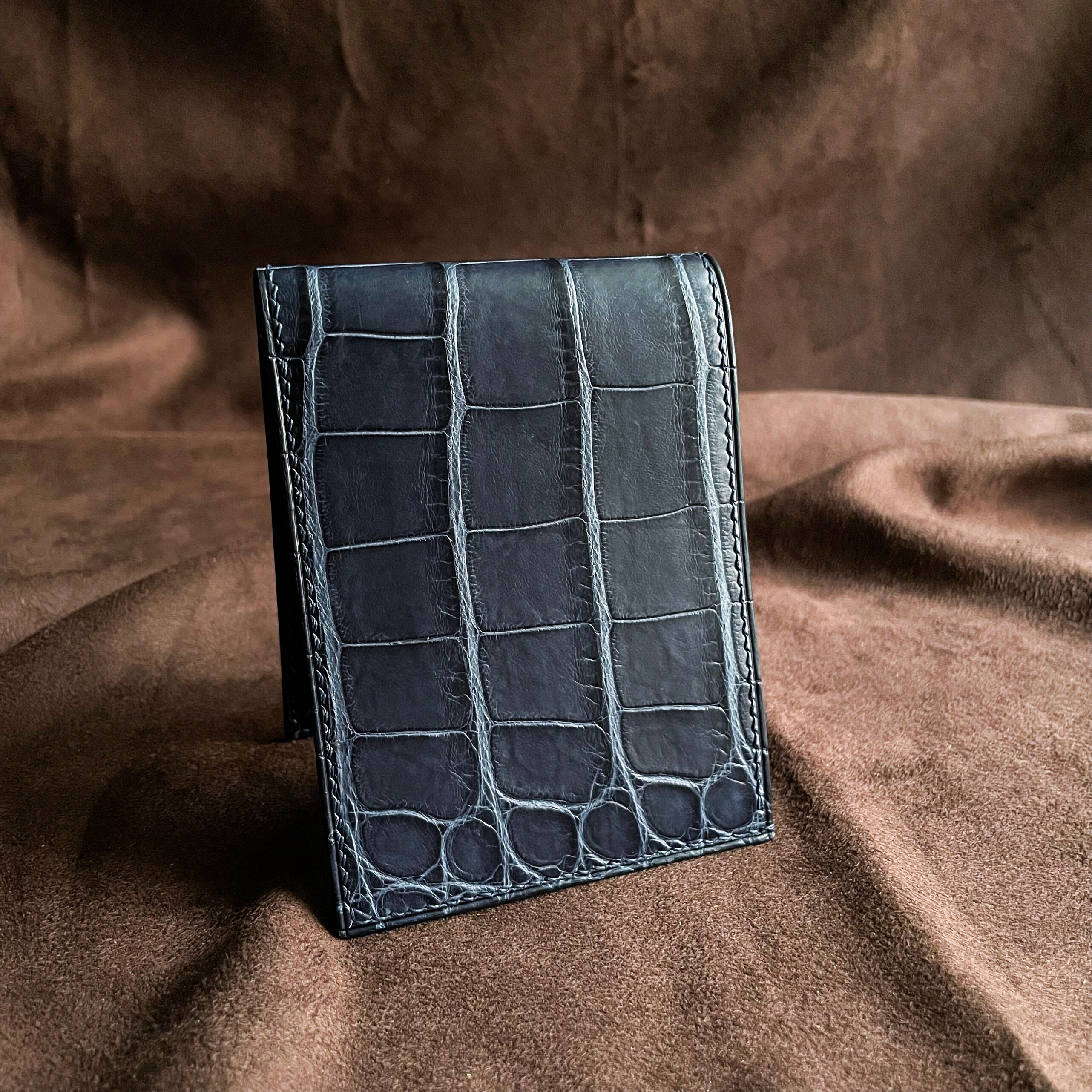 Leather Alligator Men Bifold Wallet/ Gifts for Him/ Birthday Gifts for ...