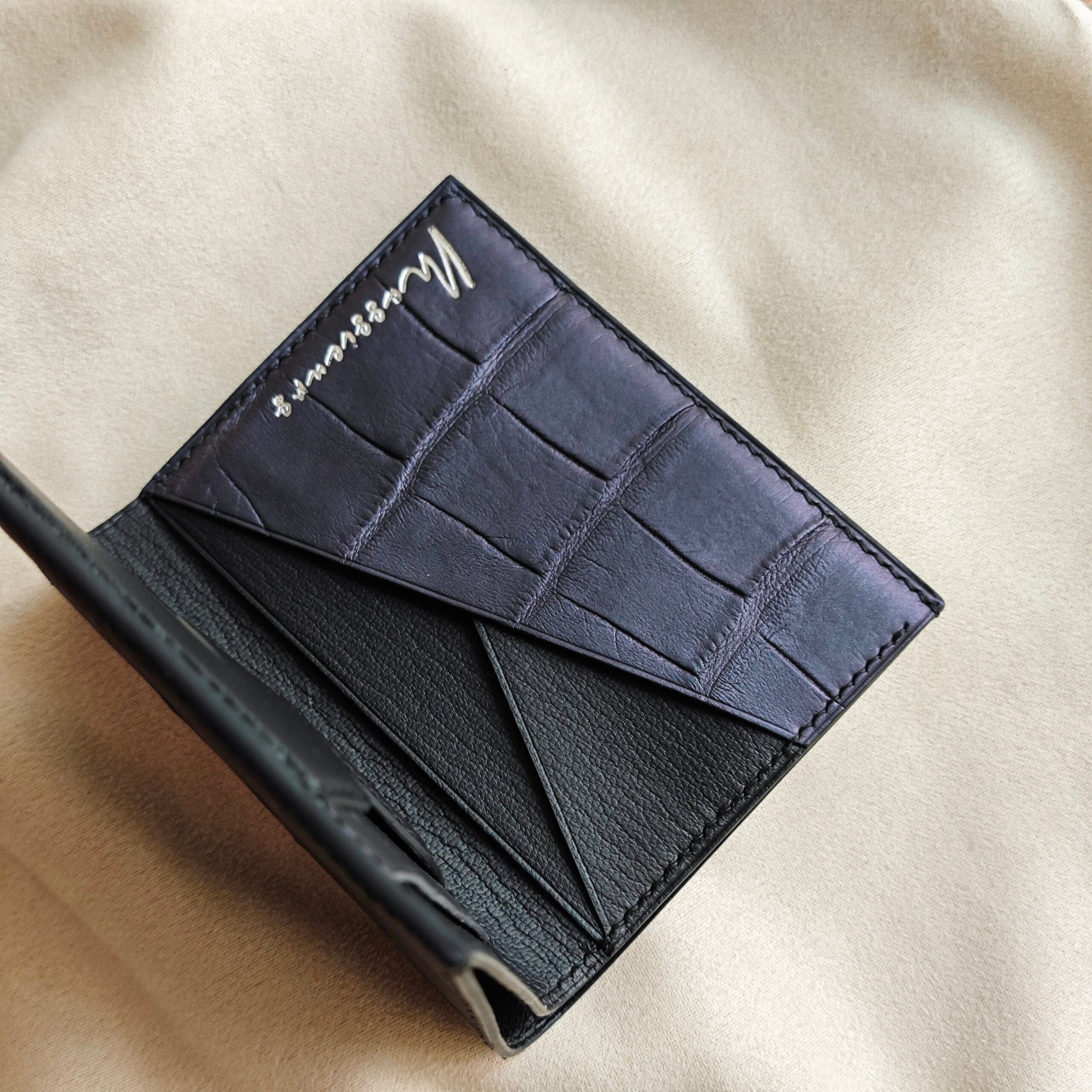 Leather Alligator Card Holder Men Wallet/ Gifts for Him/ Birthday Gifts ...