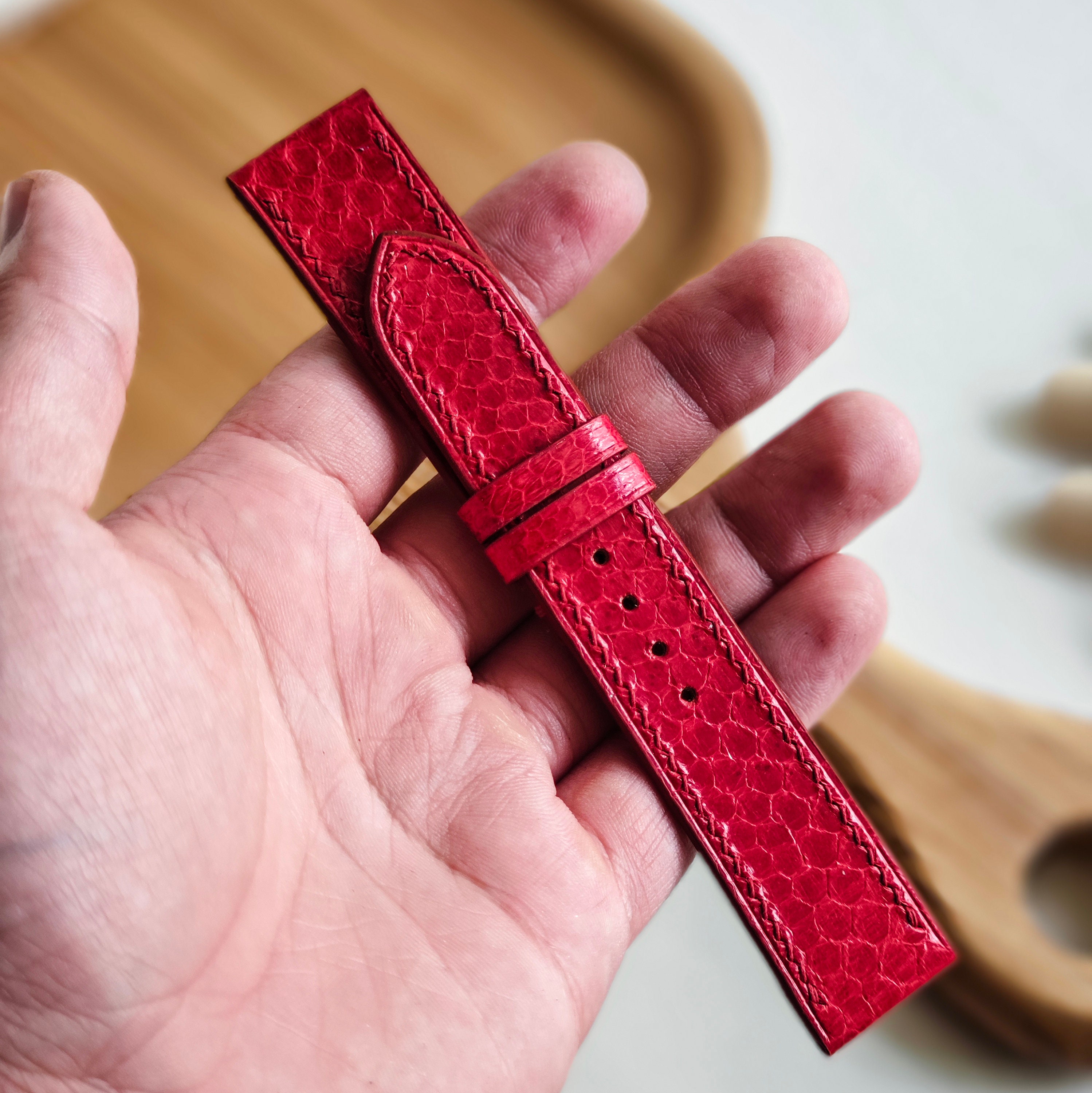 Custom Snake Watch Straps Leather Watch Bands Best Leather - Etsy